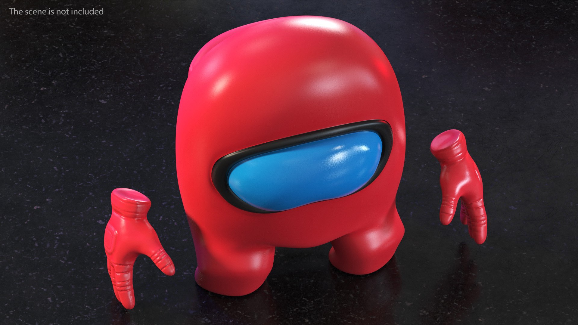 Among Us Red Character Sad 3D Model - TurboSquid 2003863