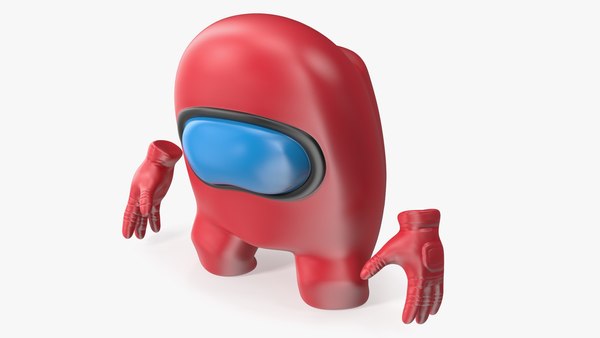 modelo 3d Among Us Red Character Sad - TurboSquid 2003863