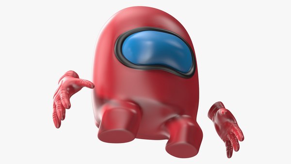 modelo 3d Among Us Red Character Sad - TurboSquid 2003863
