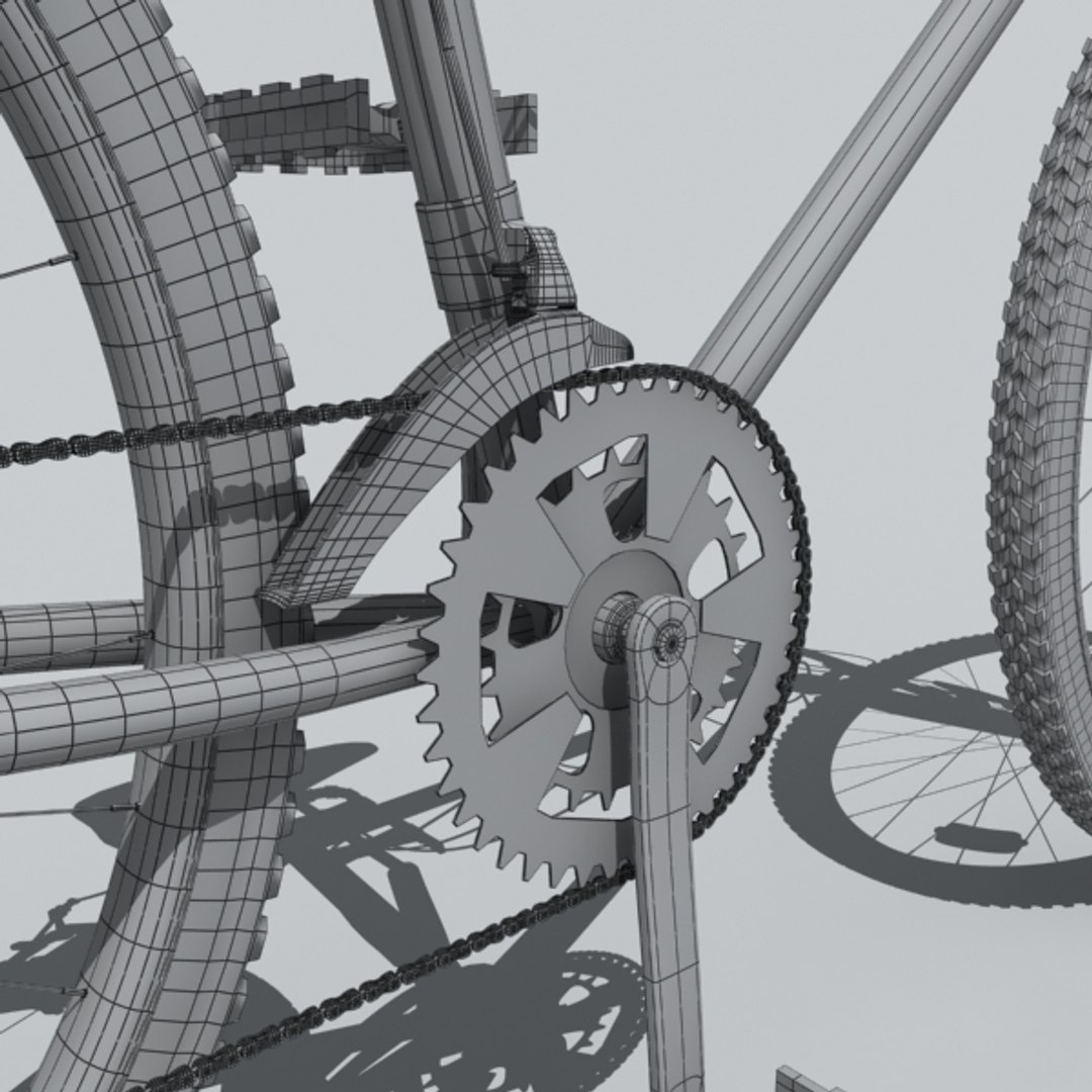 3d Model Bike Animation