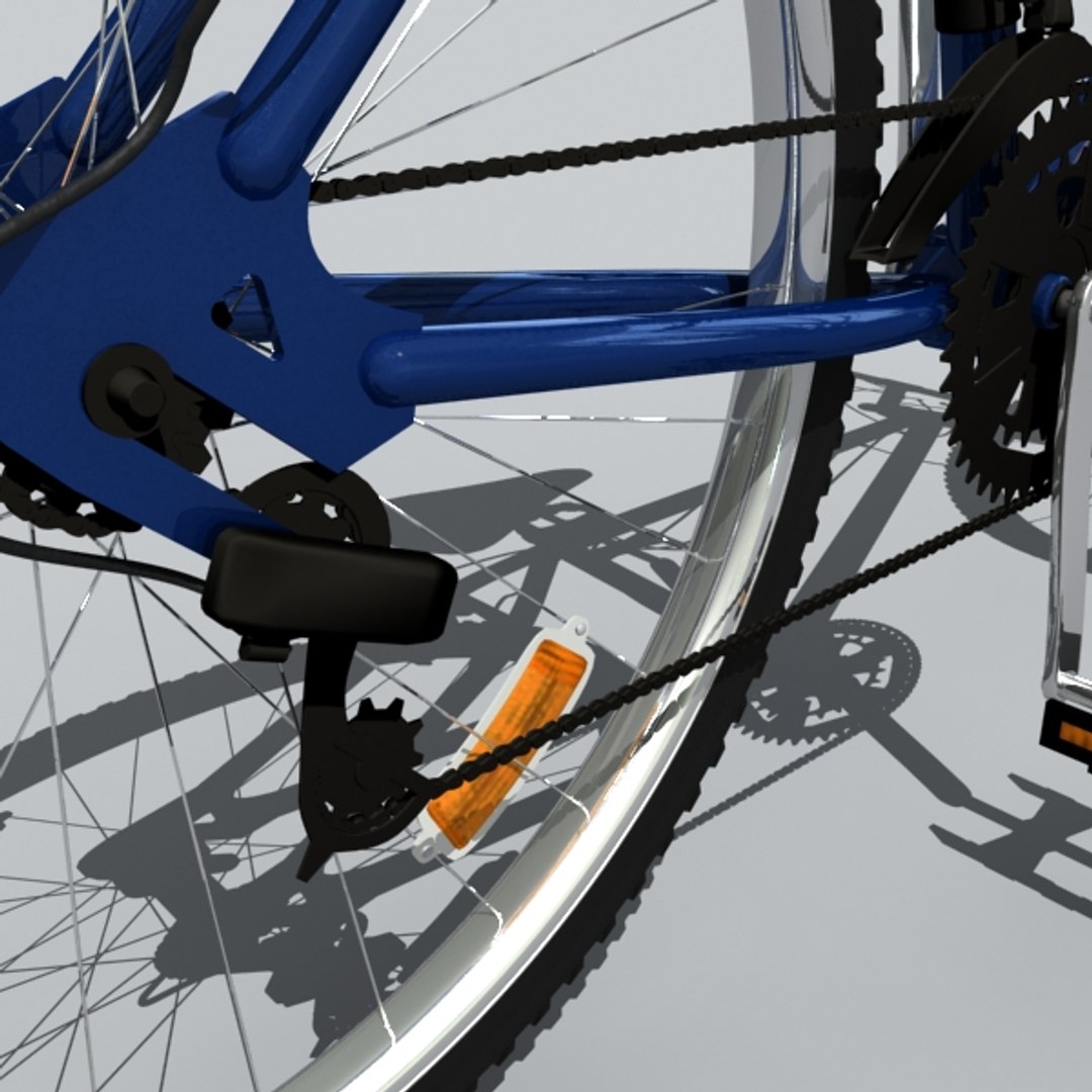 3d Model Bike Animation
