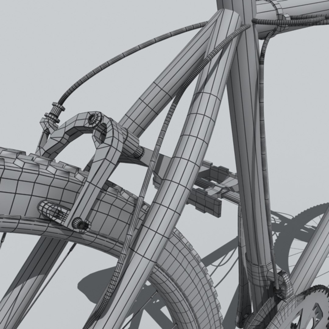 3d Model Bike Animation