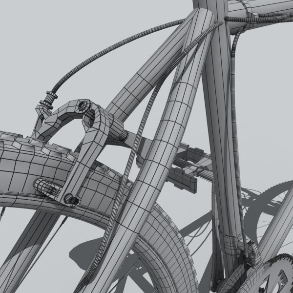 3d model bike animation