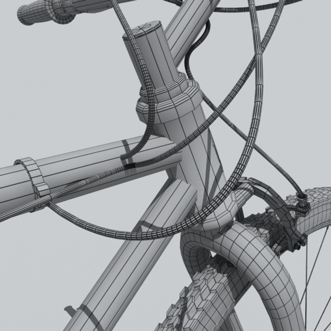 3d Model Bike Animation