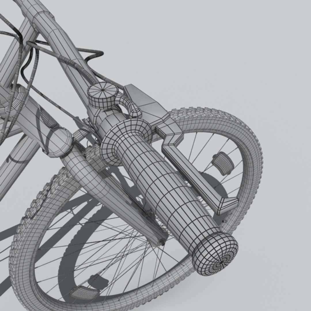 3d Model Bike Animation