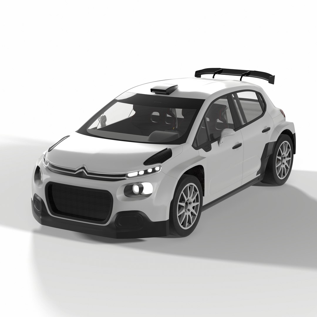 3D Model Citroen C3 Rally2 Generic - TurboSquid 2189035