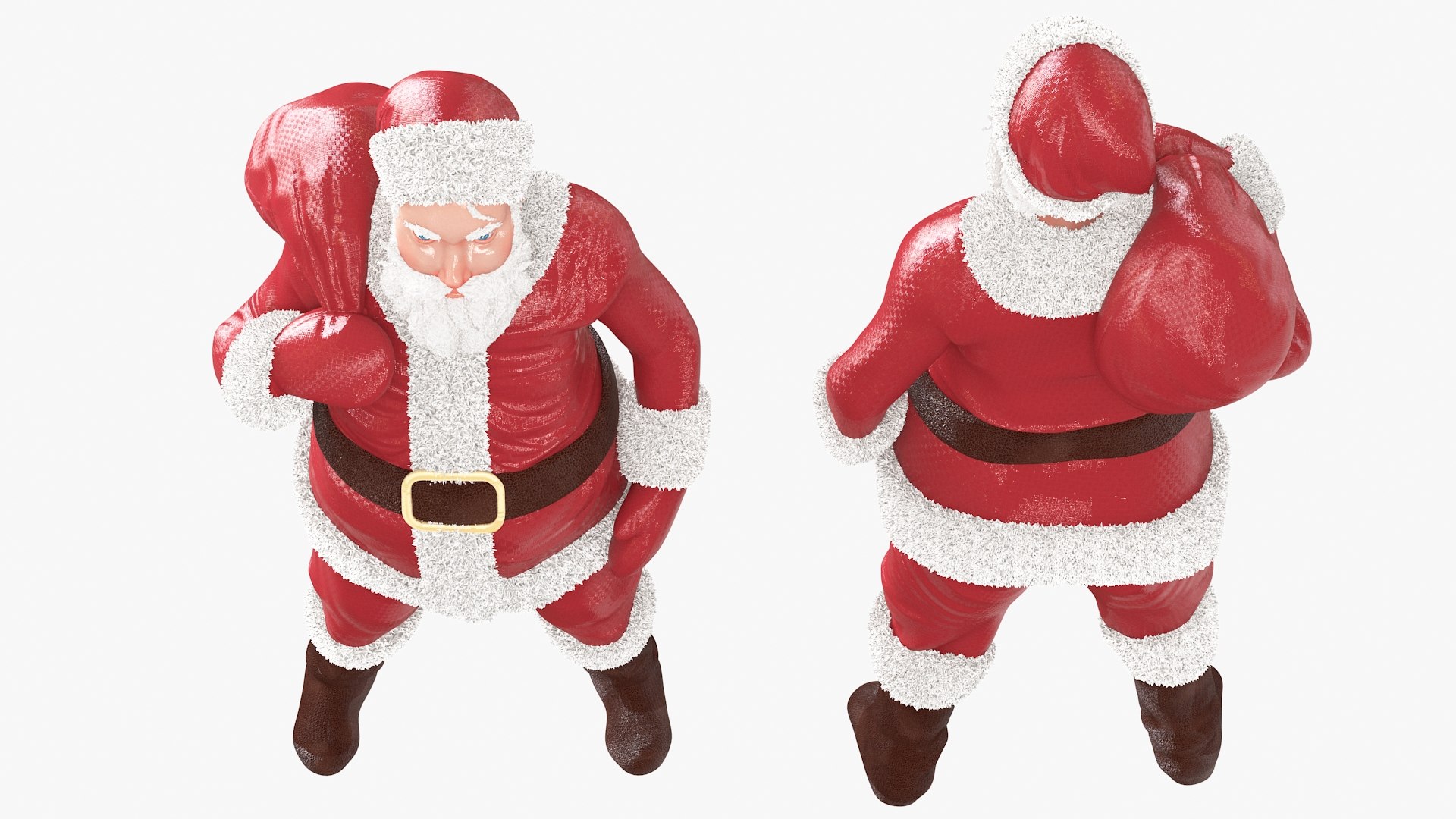 Santa Claus Plastic Toy Model - TurboSquid 1993755