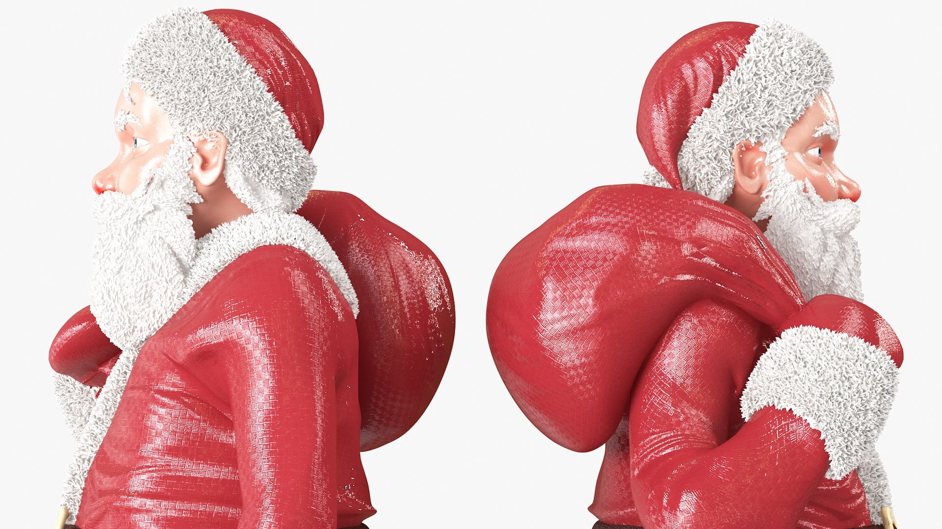 Santa Claus Plastic Toy Model - TurboSquid 1993755