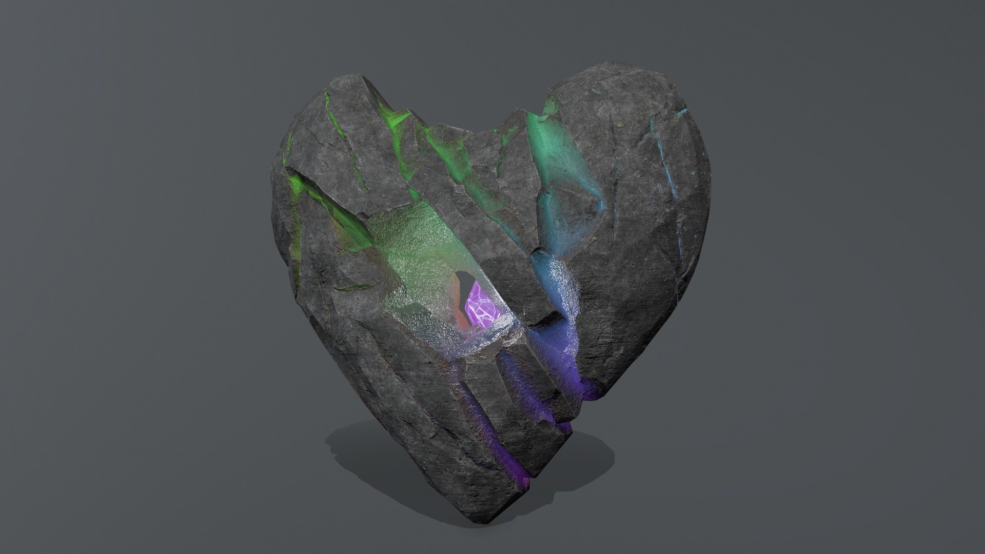 Broken Heart 3D Model - TurboSquid 2121248