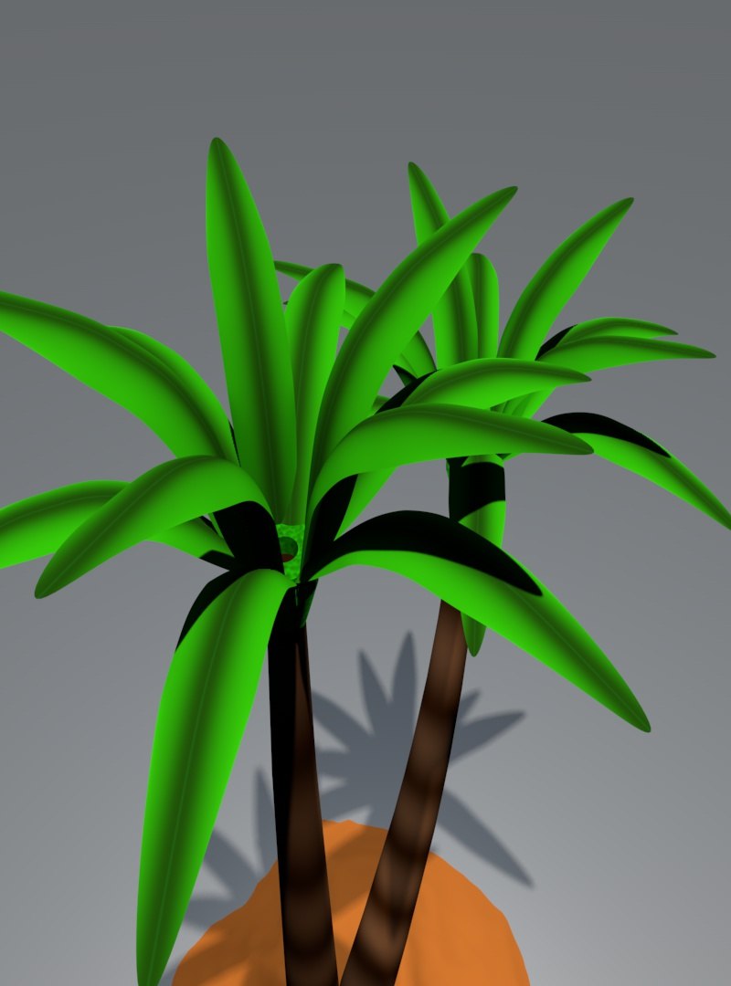 Dattier La Paume Date-palm Model - TurboSquid 1347050