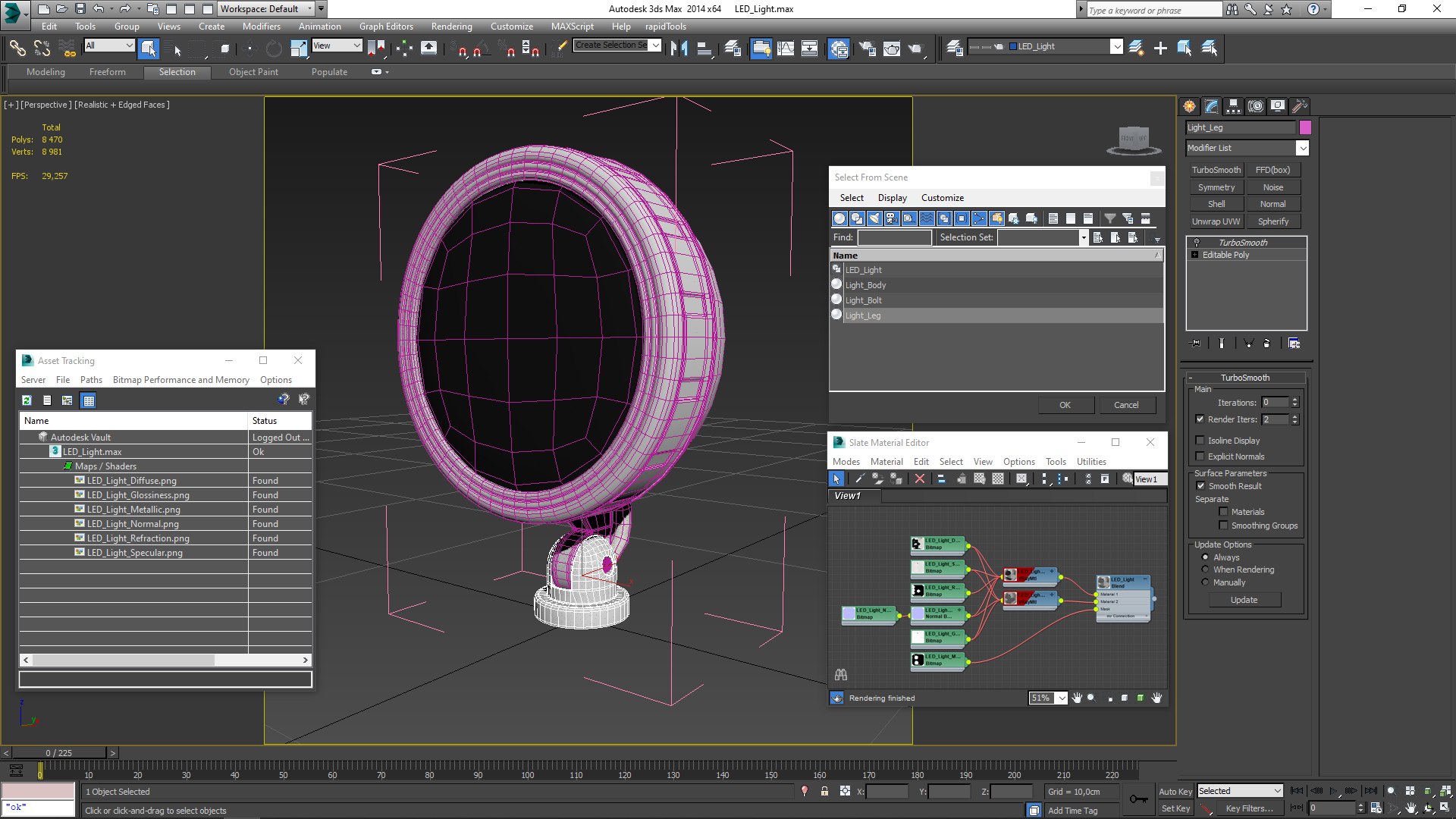 LED Light 3D Model 3D Model - TurboSquid 1756556