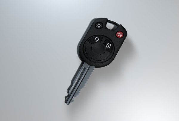 new car key remote 3d c4d