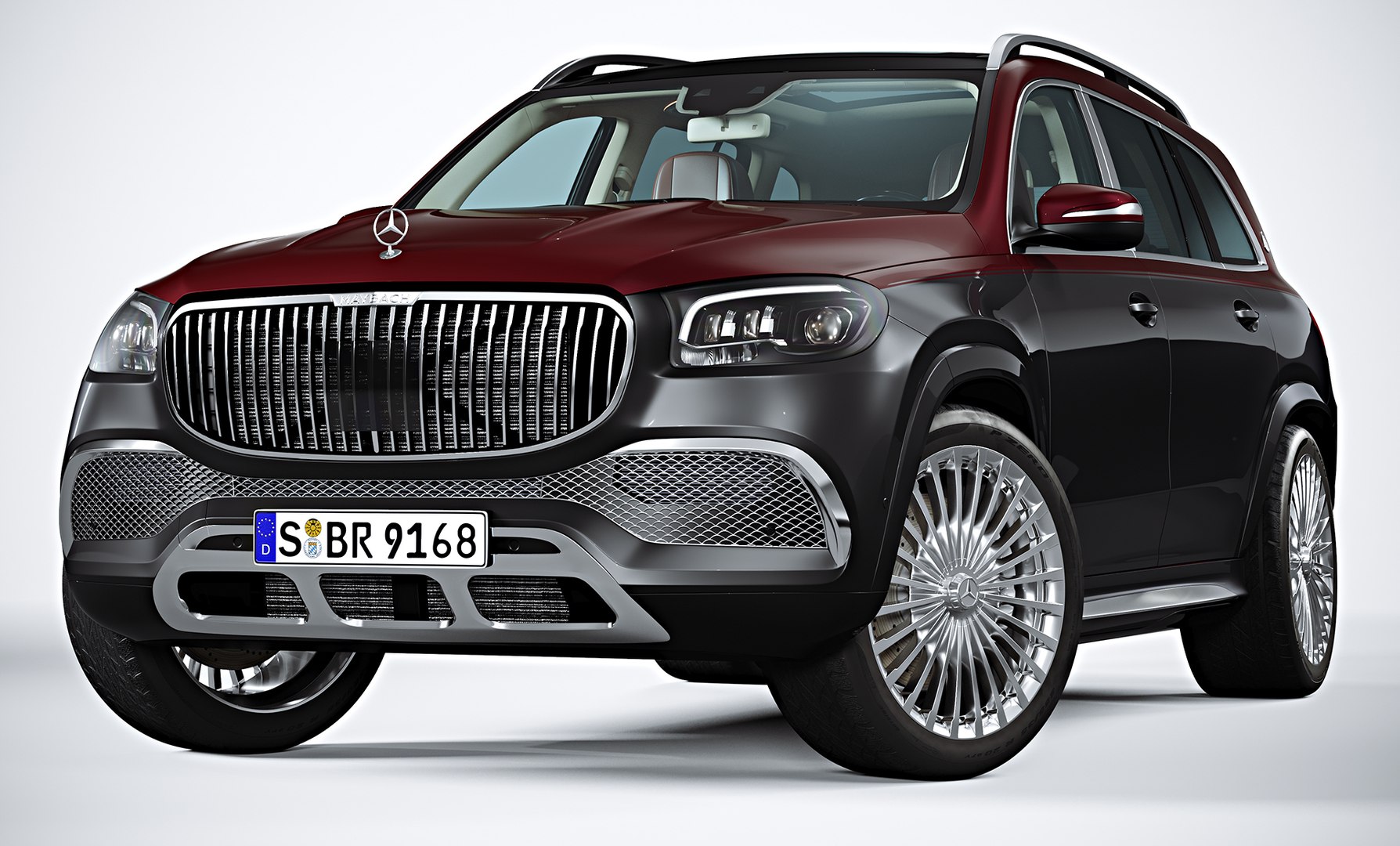 2021 Mercedes-benz Gls 600 3D Model - TurboSquid 1551609