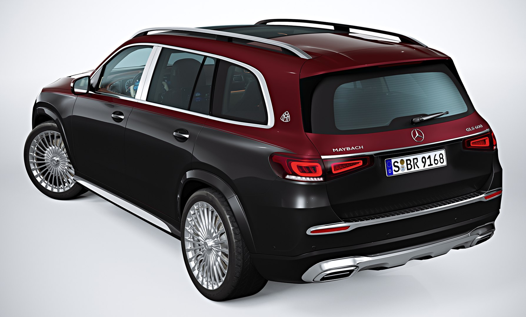 2021 Mercedes-benz Gls 600 3D Model - TurboSquid 1551609