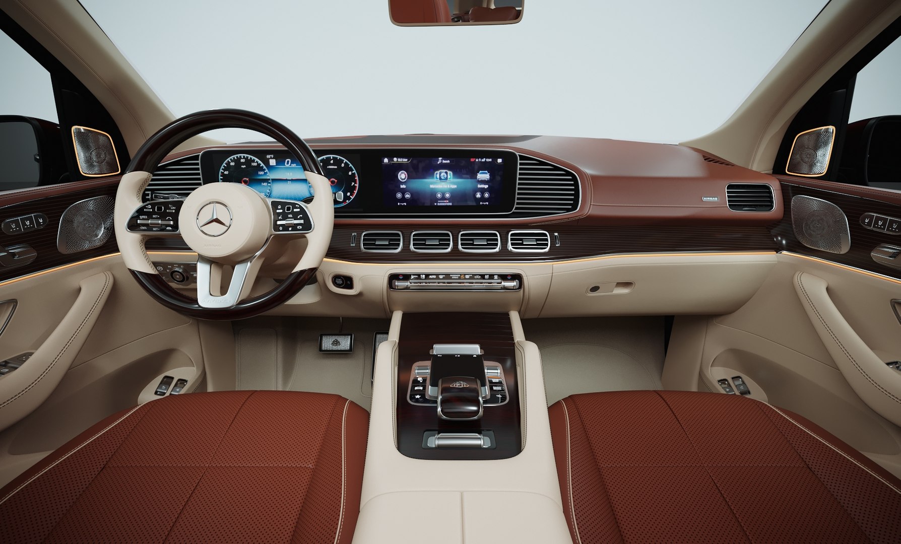 2021 Mercedes-benz Gls 600 3D Model - TurboSquid 1551609