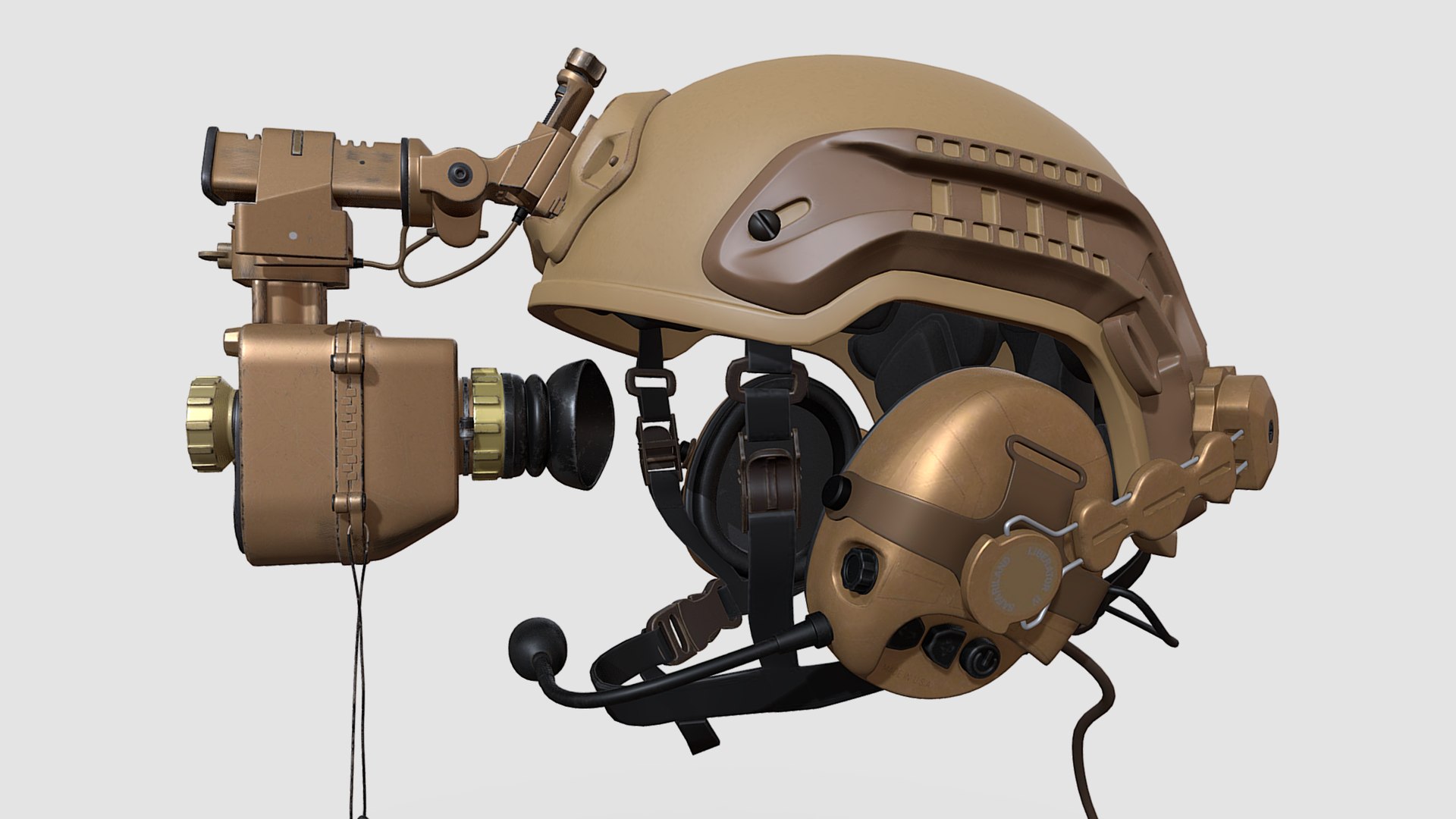 HELMET NIGHT VISION Model - TurboSquid 2013841