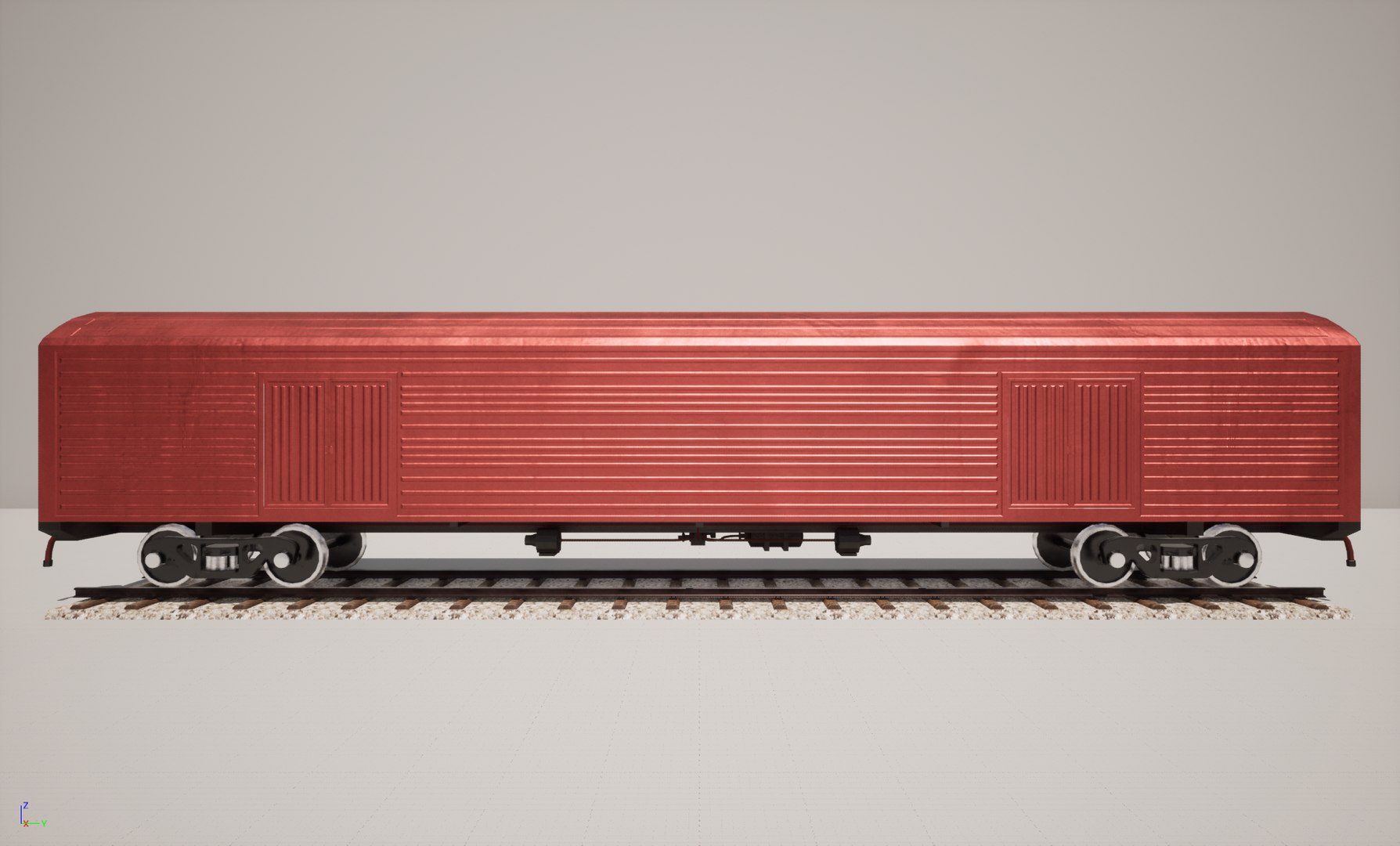 Animated Game-ready Boxcar 3D Model - TurboSquid 2140240