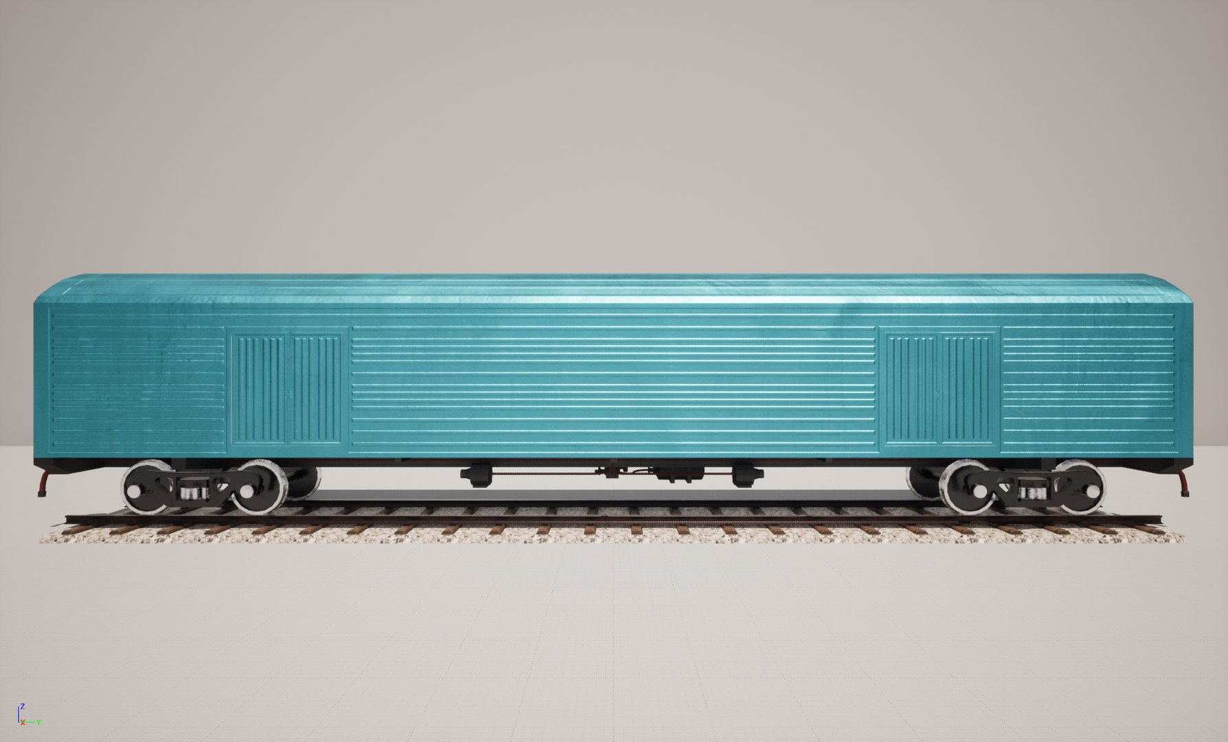 Animated Game-ready Boxcar 3D Model - TurboSquid 2140240