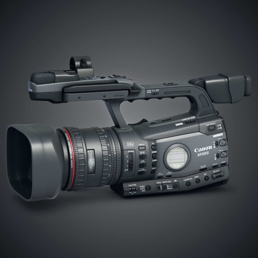 3d Model Camera Canon