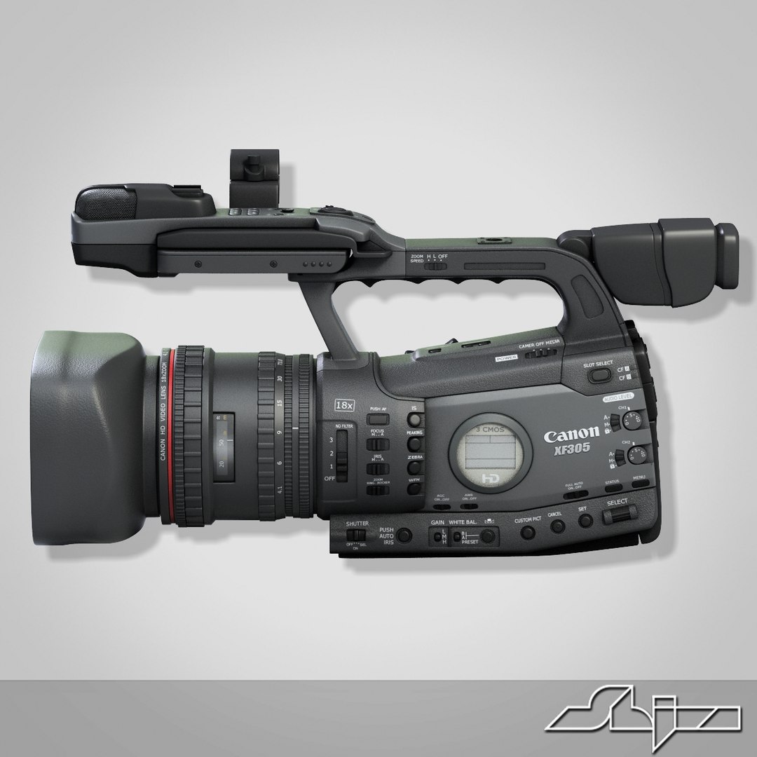 3d Model Camera Canon