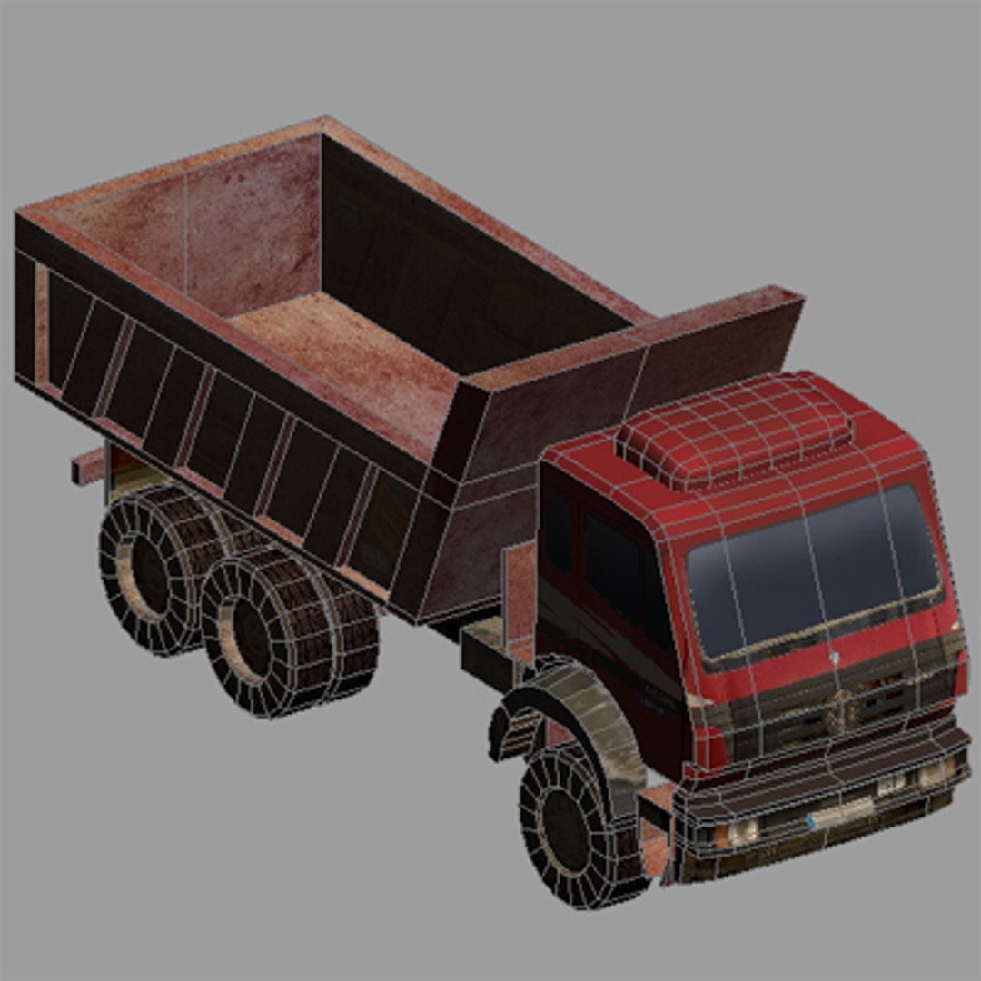 Truck Lorry Vehicle 3d Model