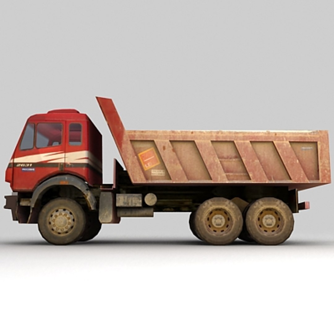 Truck Lorry Vehicle 3d Model