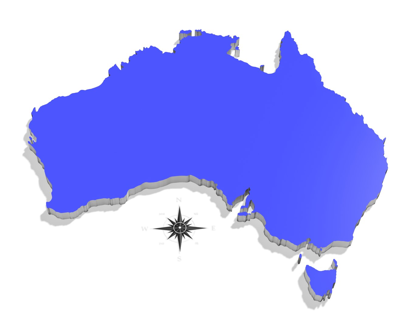 Relief Australia 3d Model