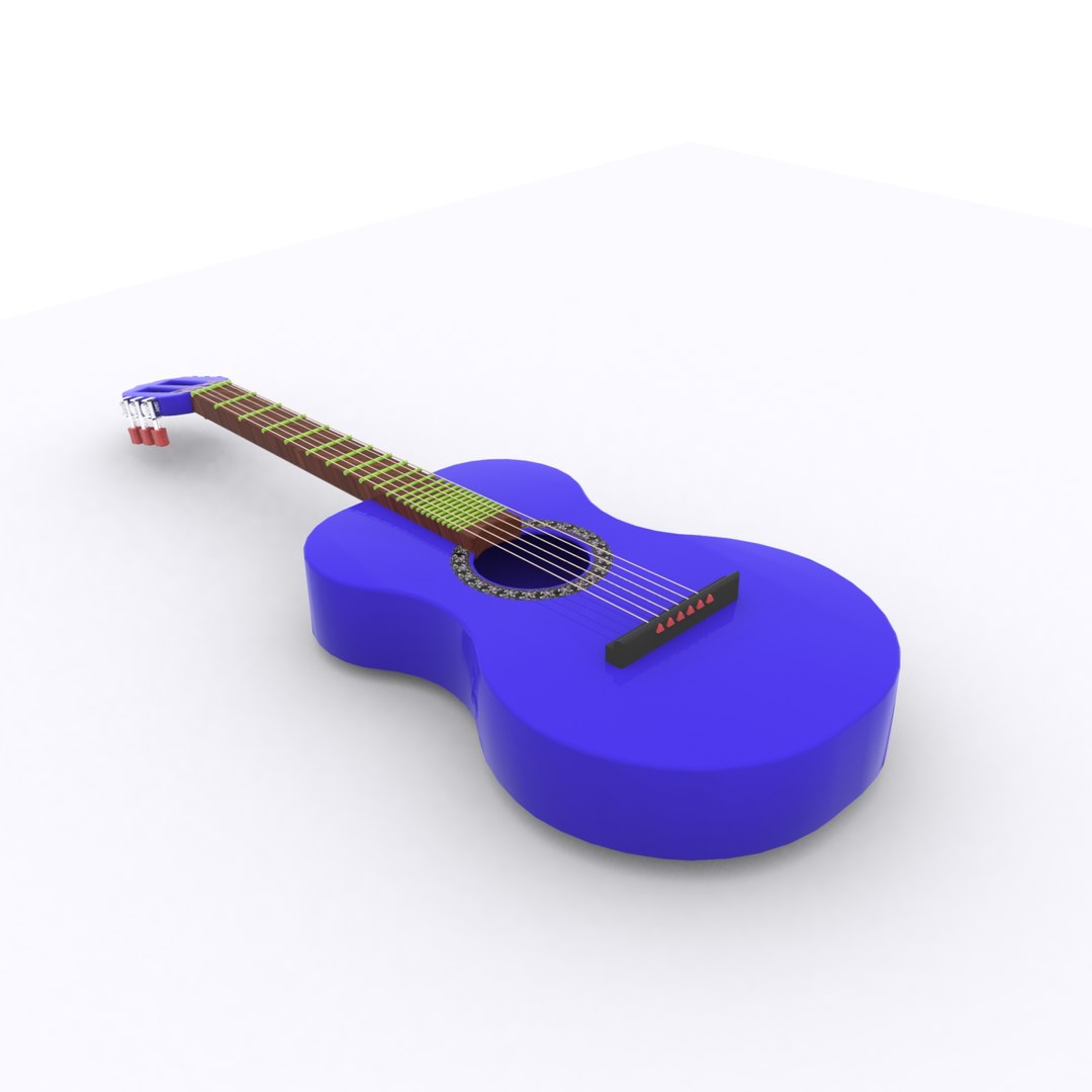 Classic Guitar 3D Model 3D Model - TurboSquid 2014177