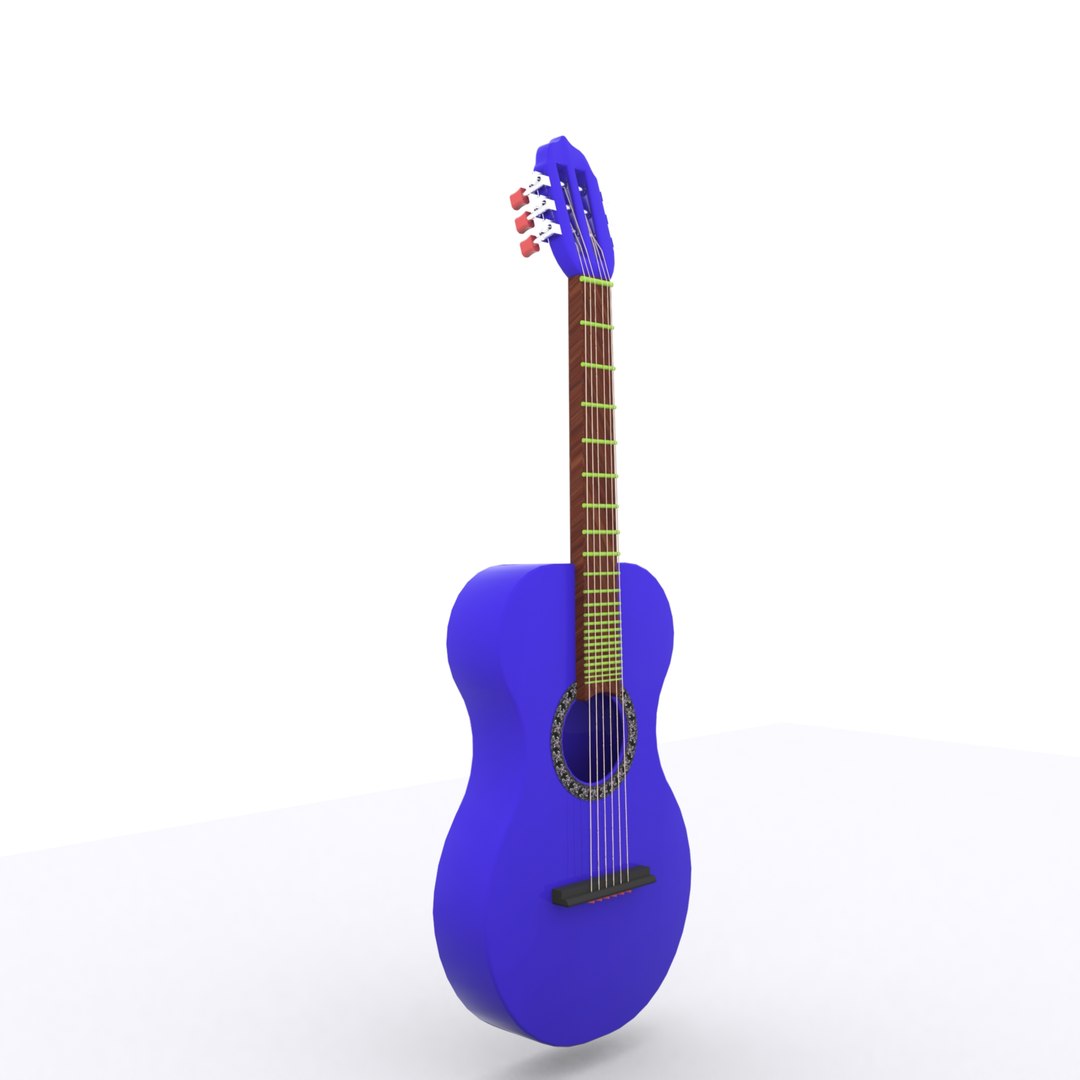 Classic Guitar 3D Model 3D Model - TurboSquid 2014177
