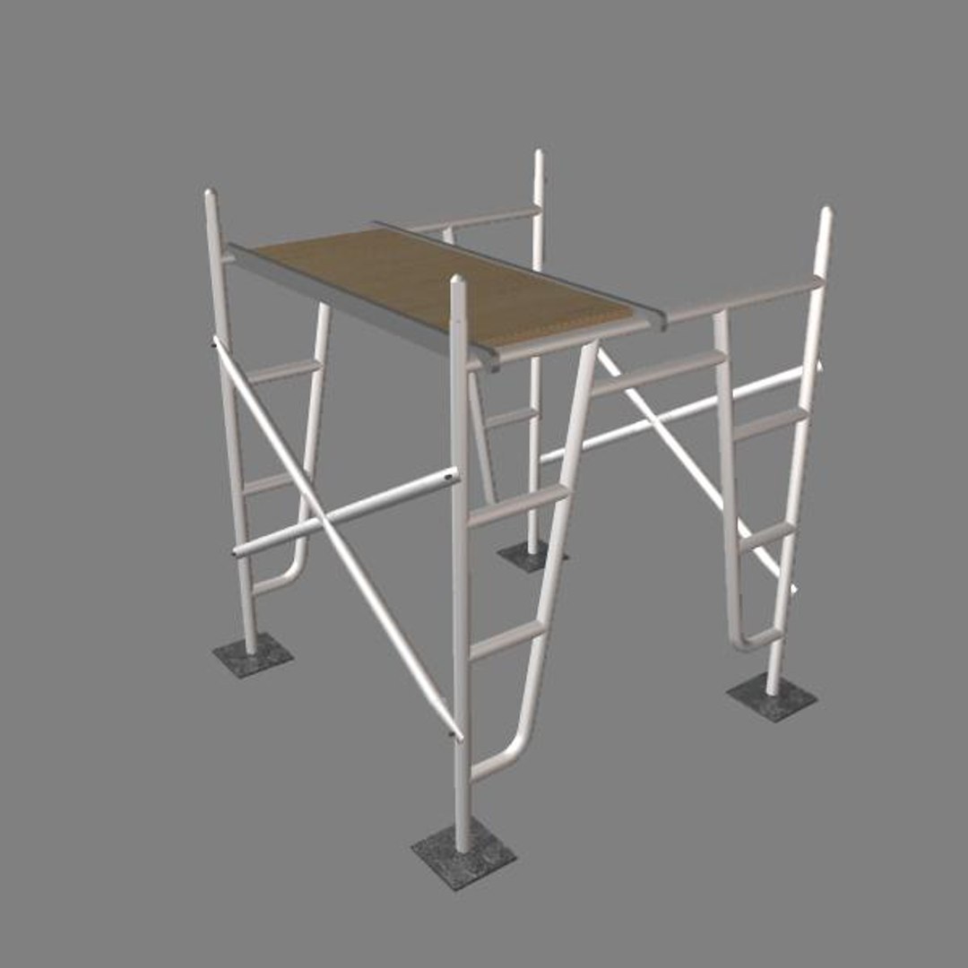 3d Model Scaffolding Plank