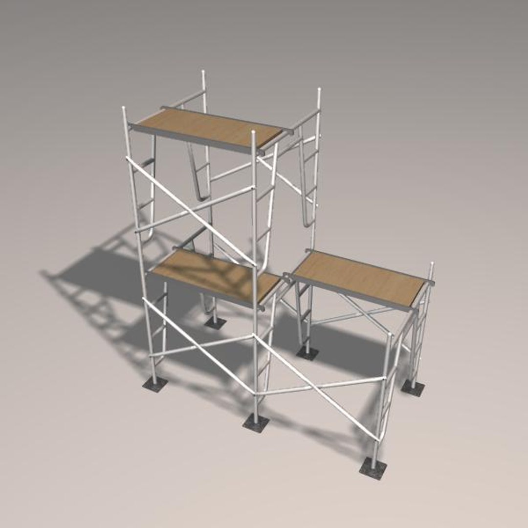 3d Model Scaffolding Plank