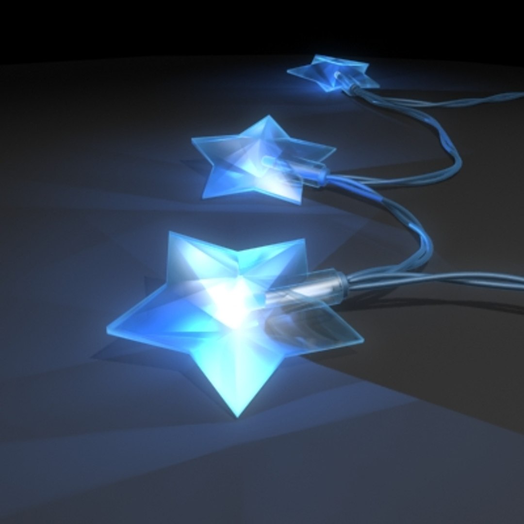 Christmas Led Lights Xmas 3d Max