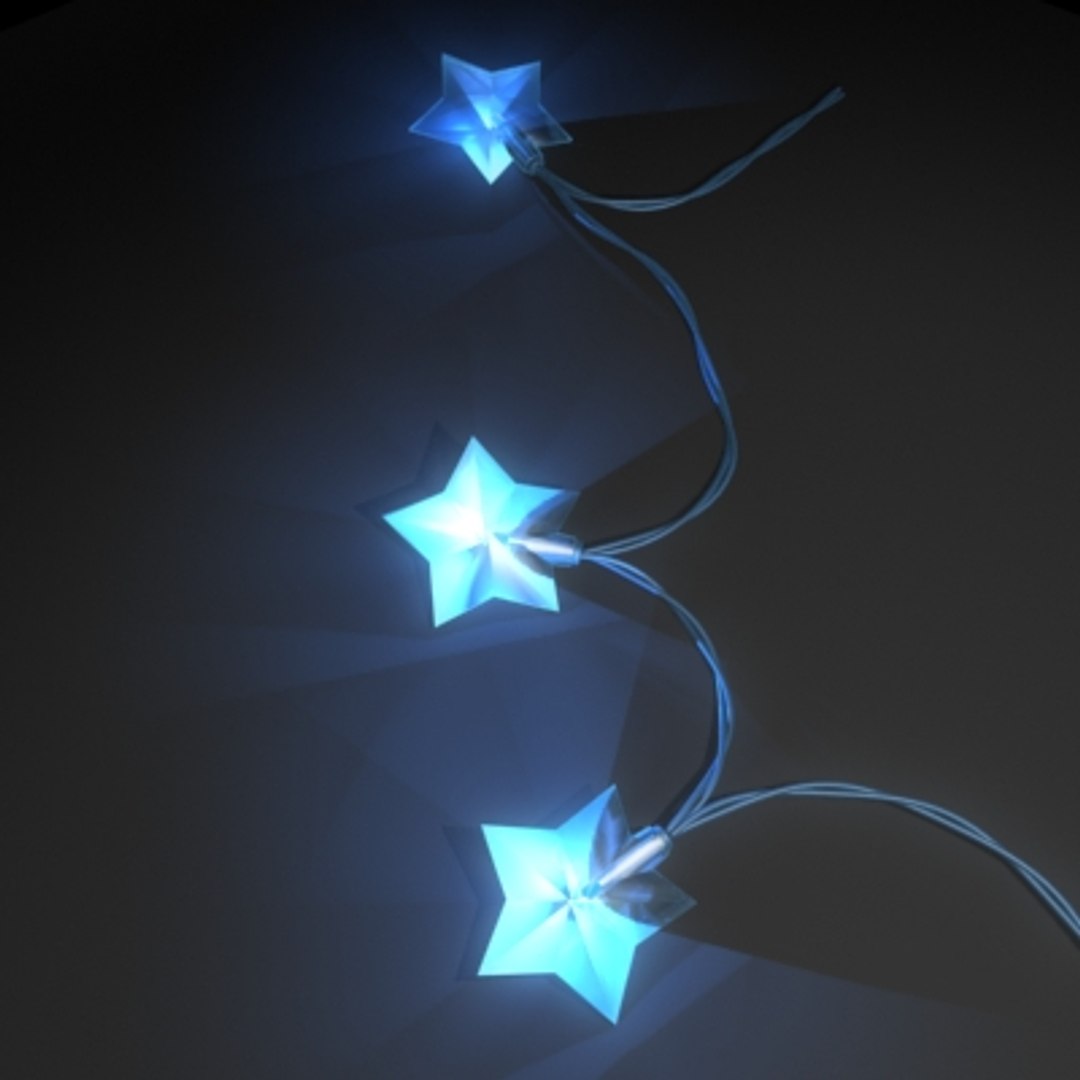 Christmas Led Lights Xmas 3d Max