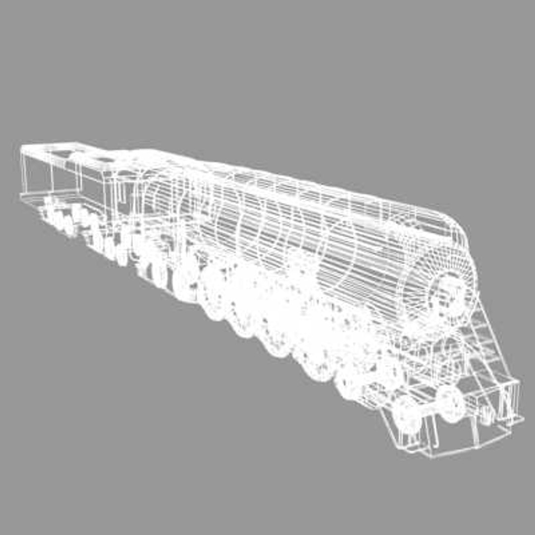 3d Model Train Engine