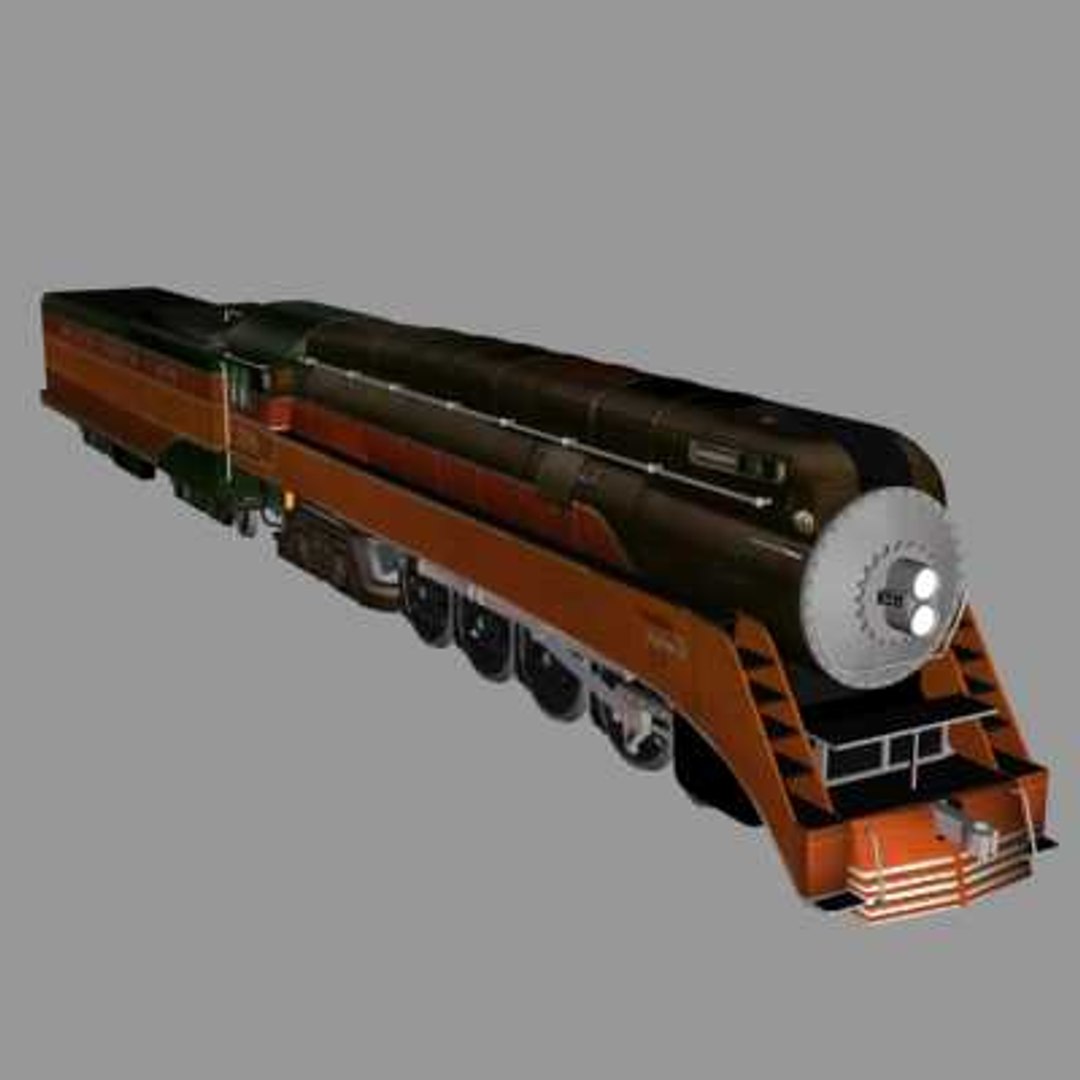 3d Model Train Engine