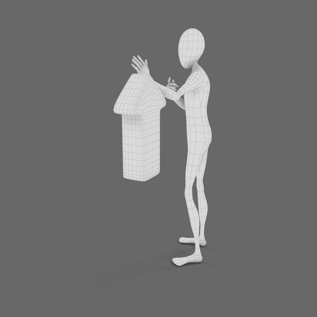 3d Stickman Pose Model