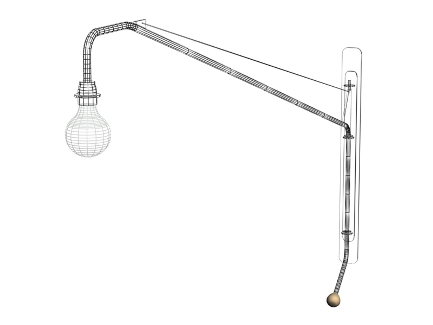 Potence Pivot Lamp 3d Max