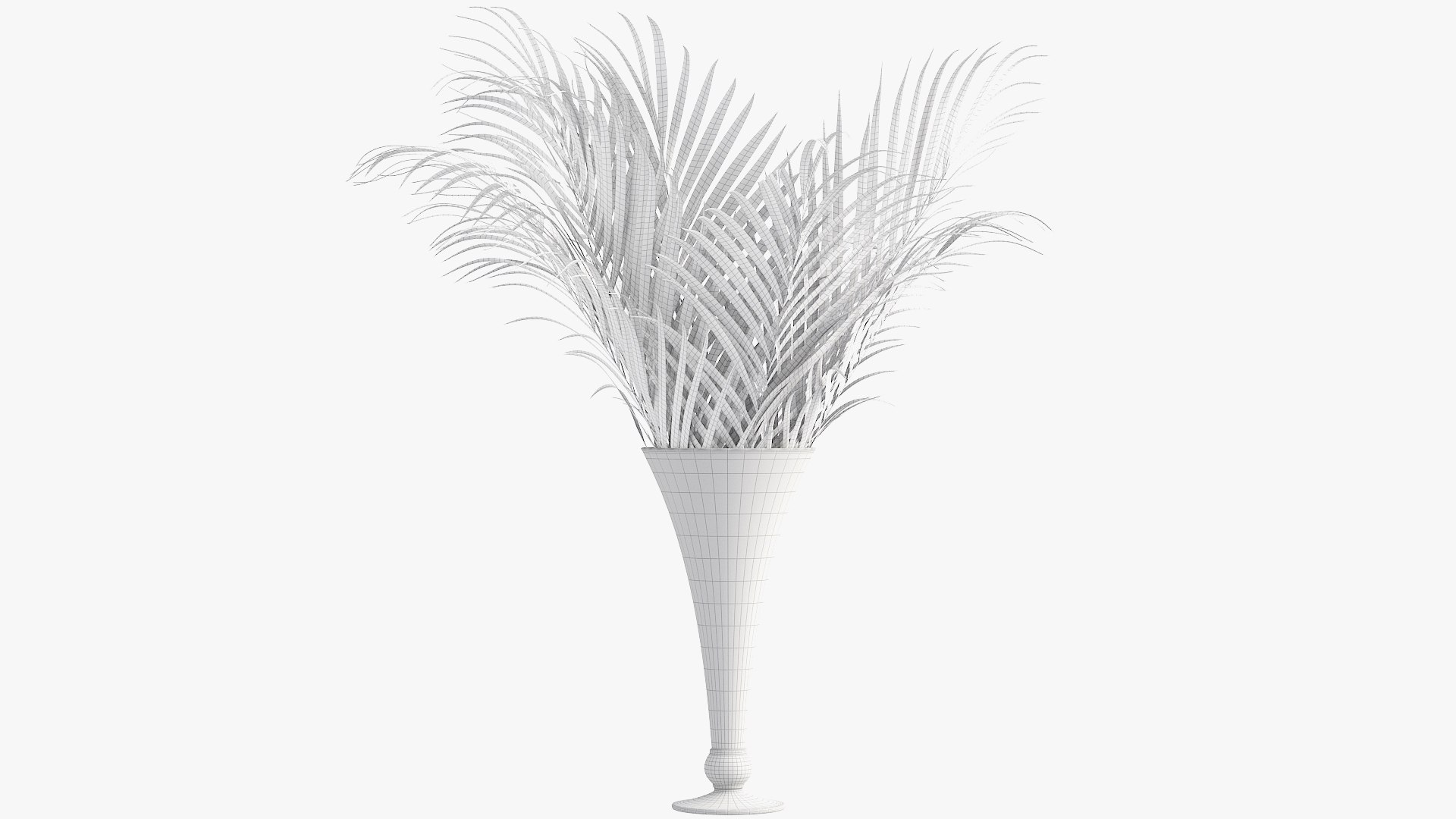 3D Palm Leaves Model - TurboSquid 1538448