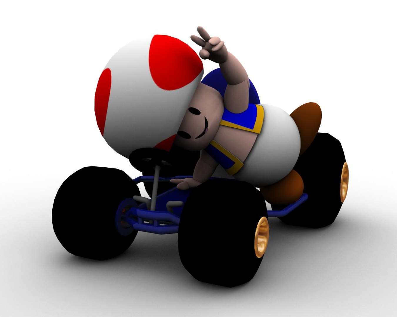 toad 3d model