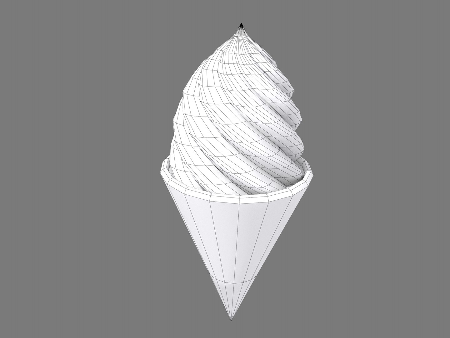 Green Ice Cream Model - TurboSquid 1569535