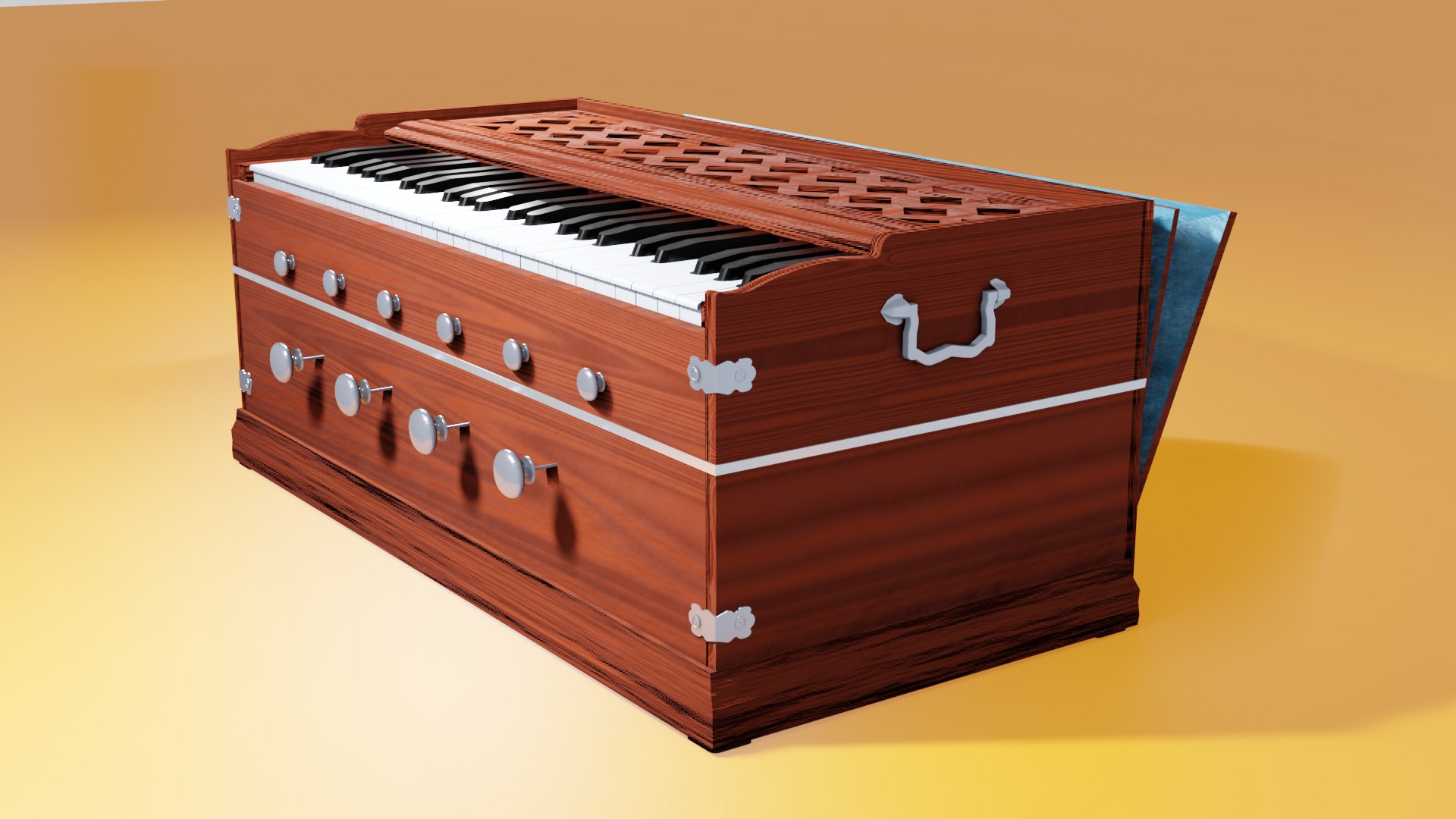 Harmonium classical indian 3D - TurboSquid 1469496