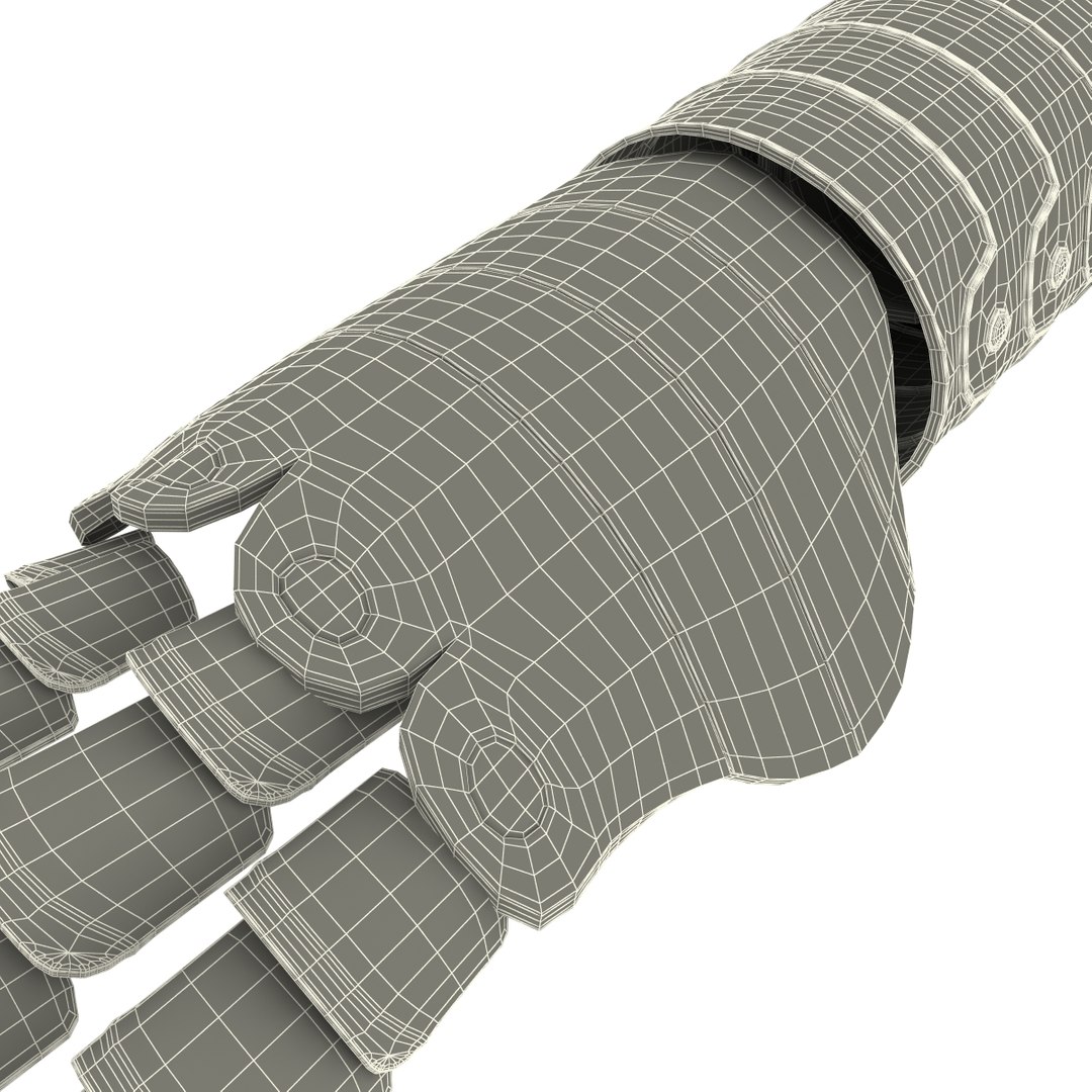 Medieval Gauntlet V2 3d Model