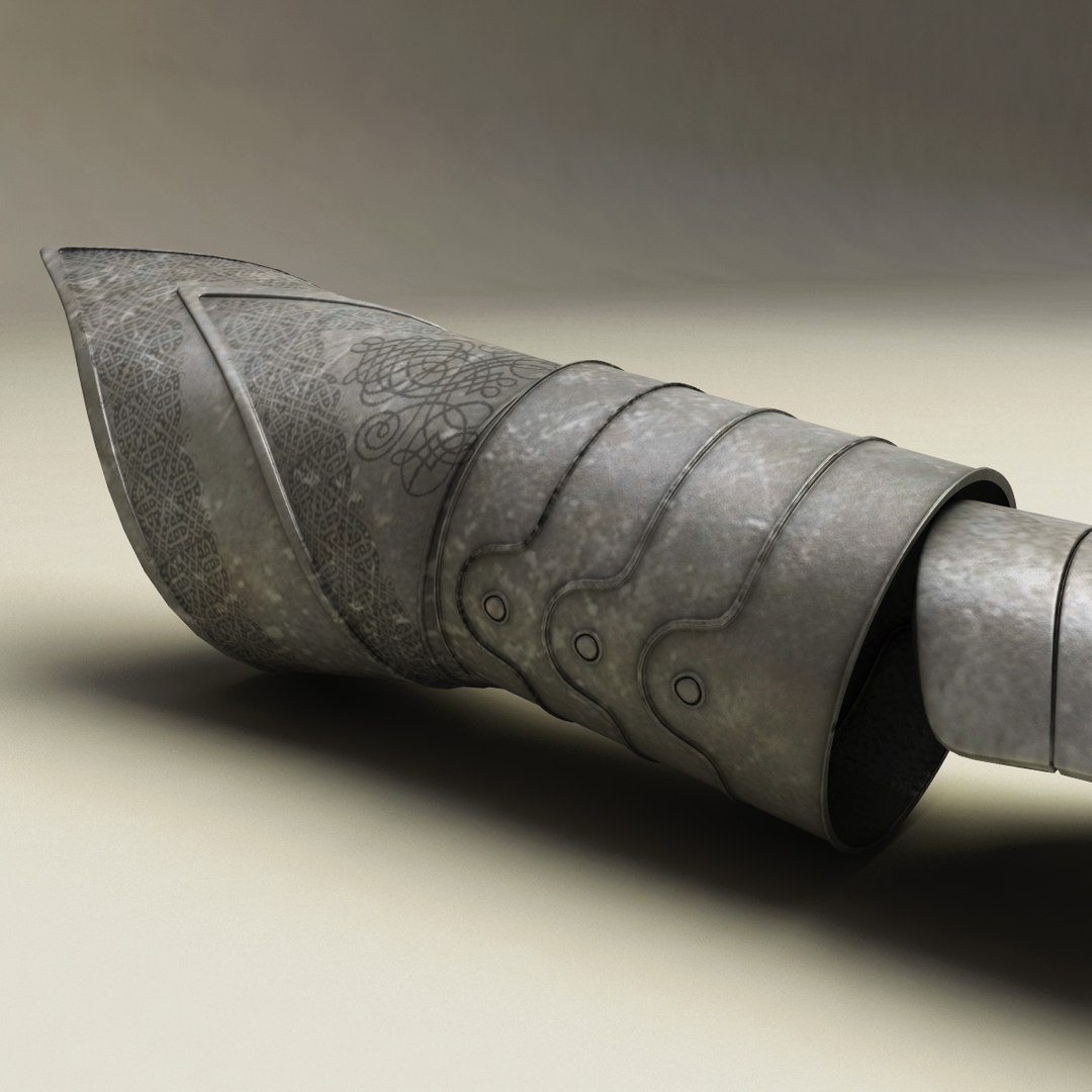 Medieval Gauntlet V2 3d Model