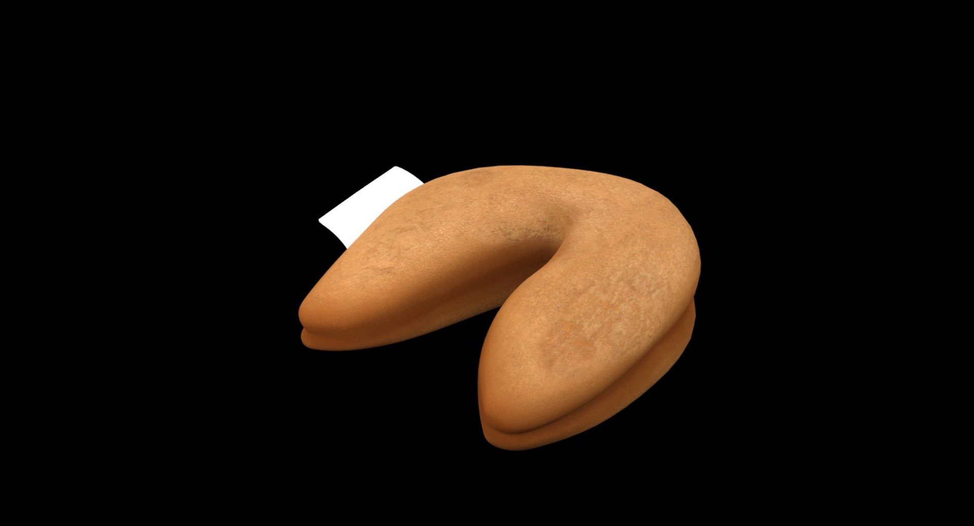 3d Model Fortune Cookie