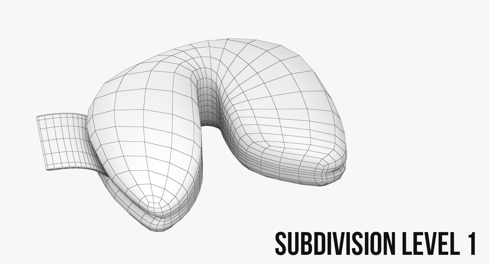 3d Model Fortune Cookie