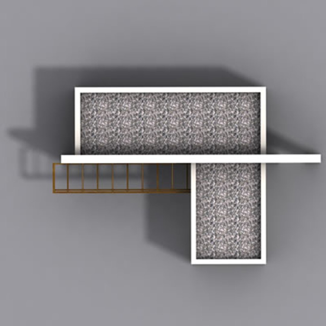 multi service building house 3d model