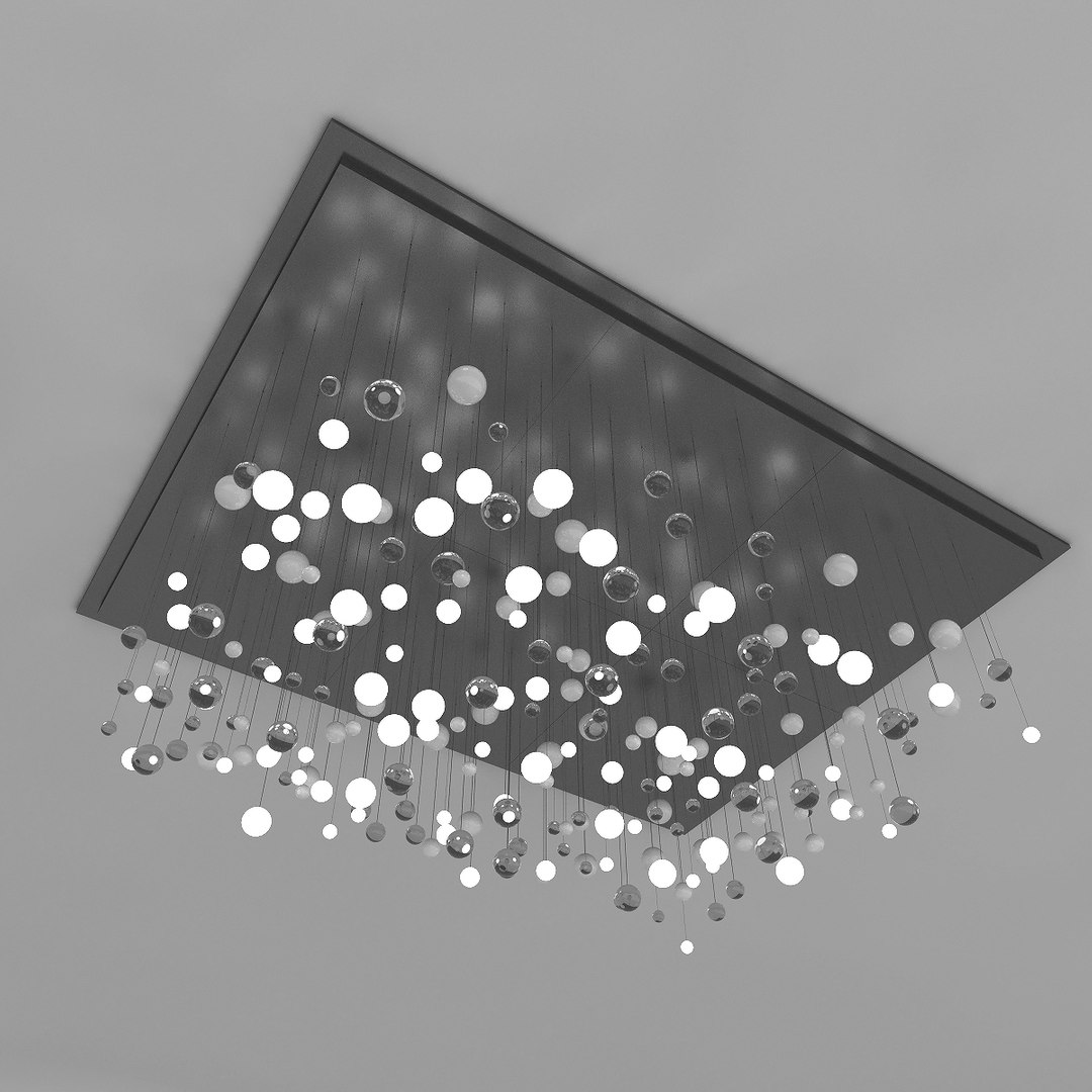 Modern Ceiling Light 3D Model - TurboSquid 1394154