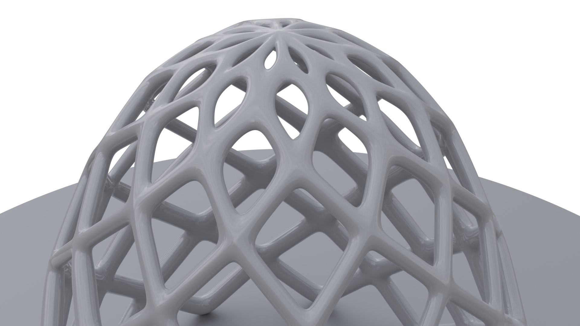 3D Dome Shell Ellipsoid Quads - TurboSquid 2255153