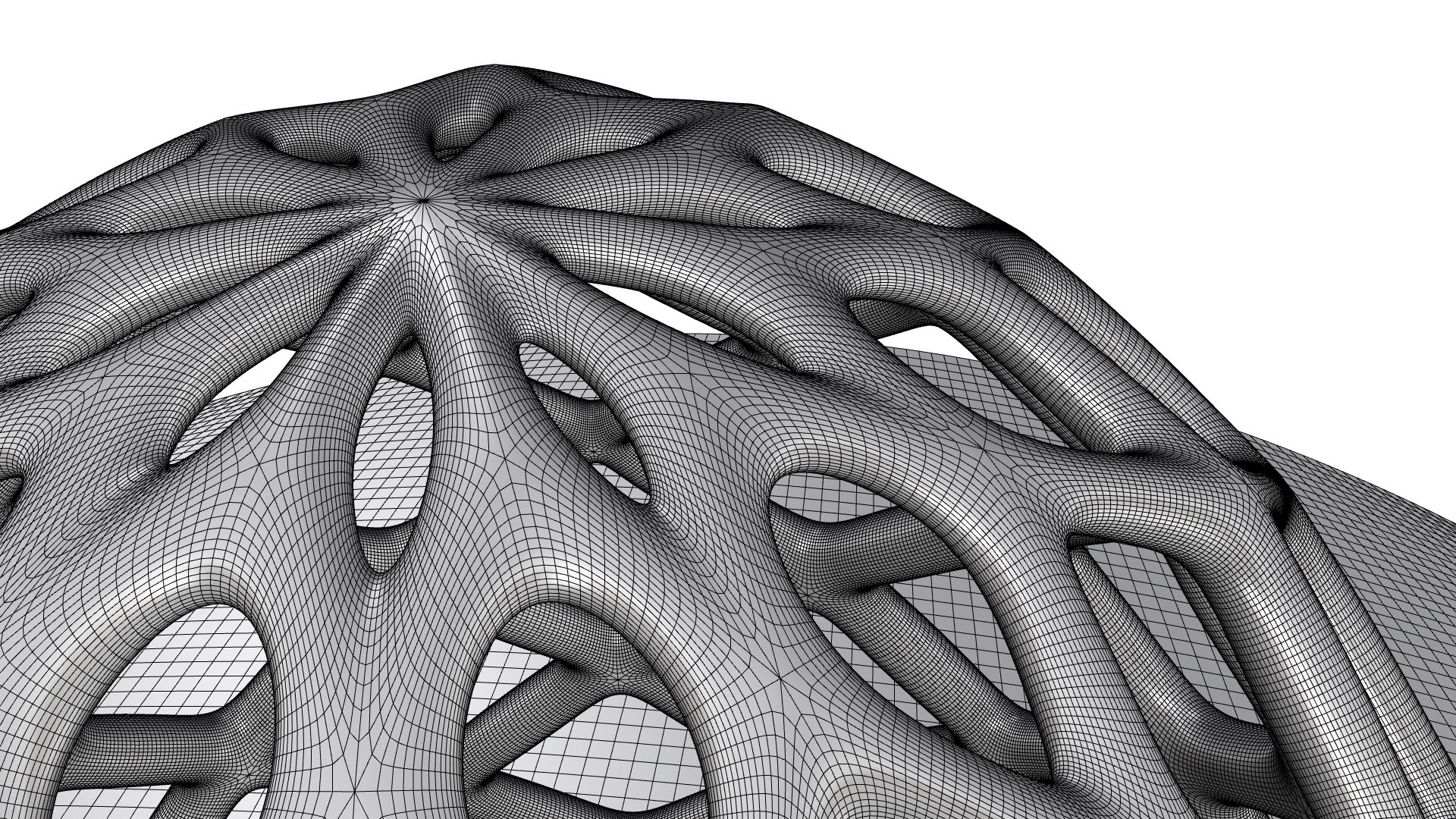 3D Dome Shell Ellipsoid Quads - TurboSquid 2255153