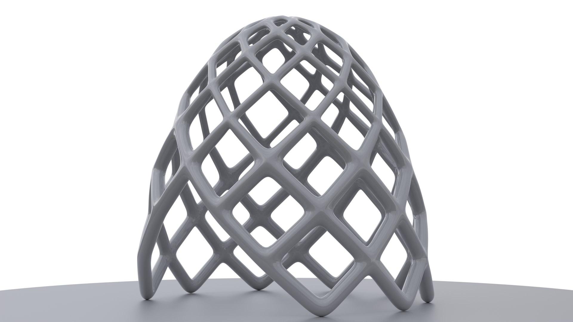3D Dome Shell Ellipsoid Quads - TurboSquid 2255153